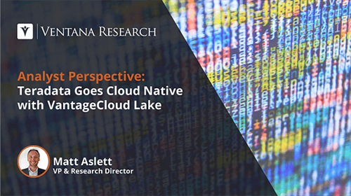 ISG Software Research Analyst Perspectives | Teradata