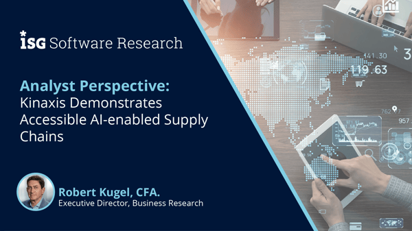 ISG Software Research Analyst Perspectives | Supply Chain Planning