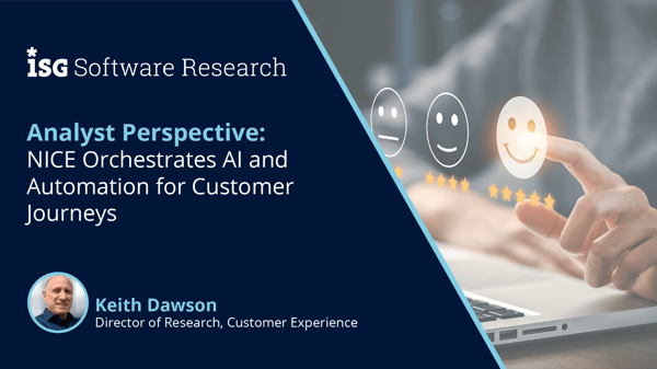 ISG Software Research Analyst Perspectives | Customer Journey