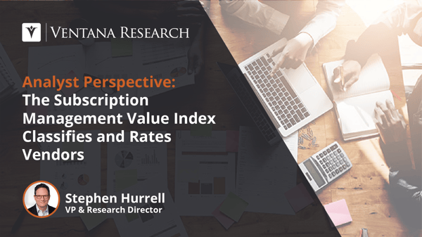 ISG Software Research Analyst Perspectives | Subscription Management