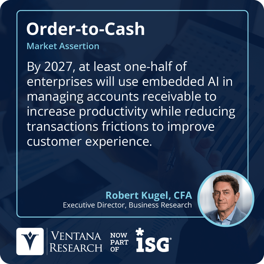 AI Increases the Value of Order-to-Cash Automation