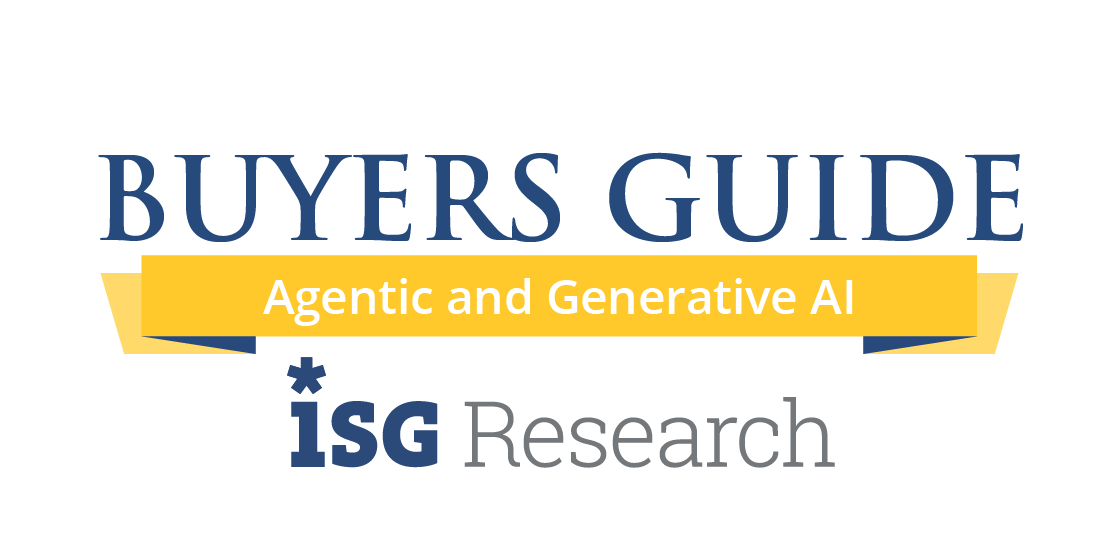 ISG Buyers Guide for Agentic and Generative AI in 2025 Classifies and ...